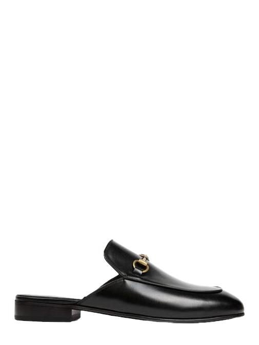 VERSACE Versace Medusa Chain Leather Loafers